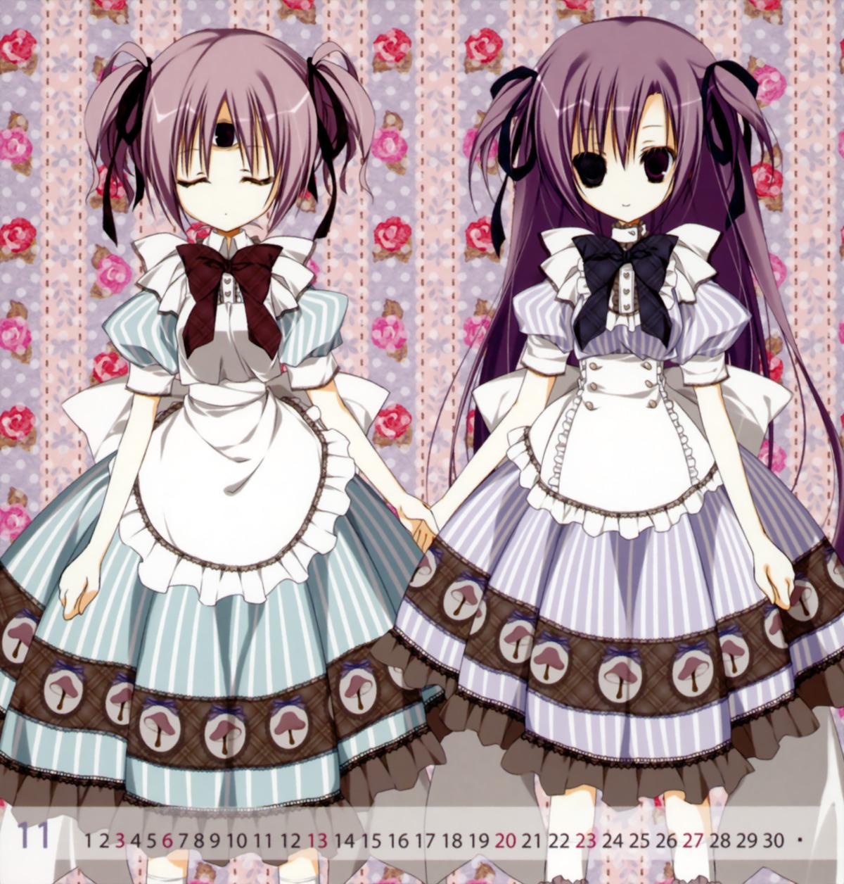 necotoxin inugami kira 13 amene mitsuki (13) calendar dress | #200000 | yande.re